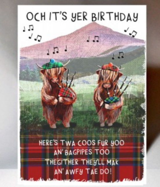 Birthday Cards – A Wee Bit o' Scotland